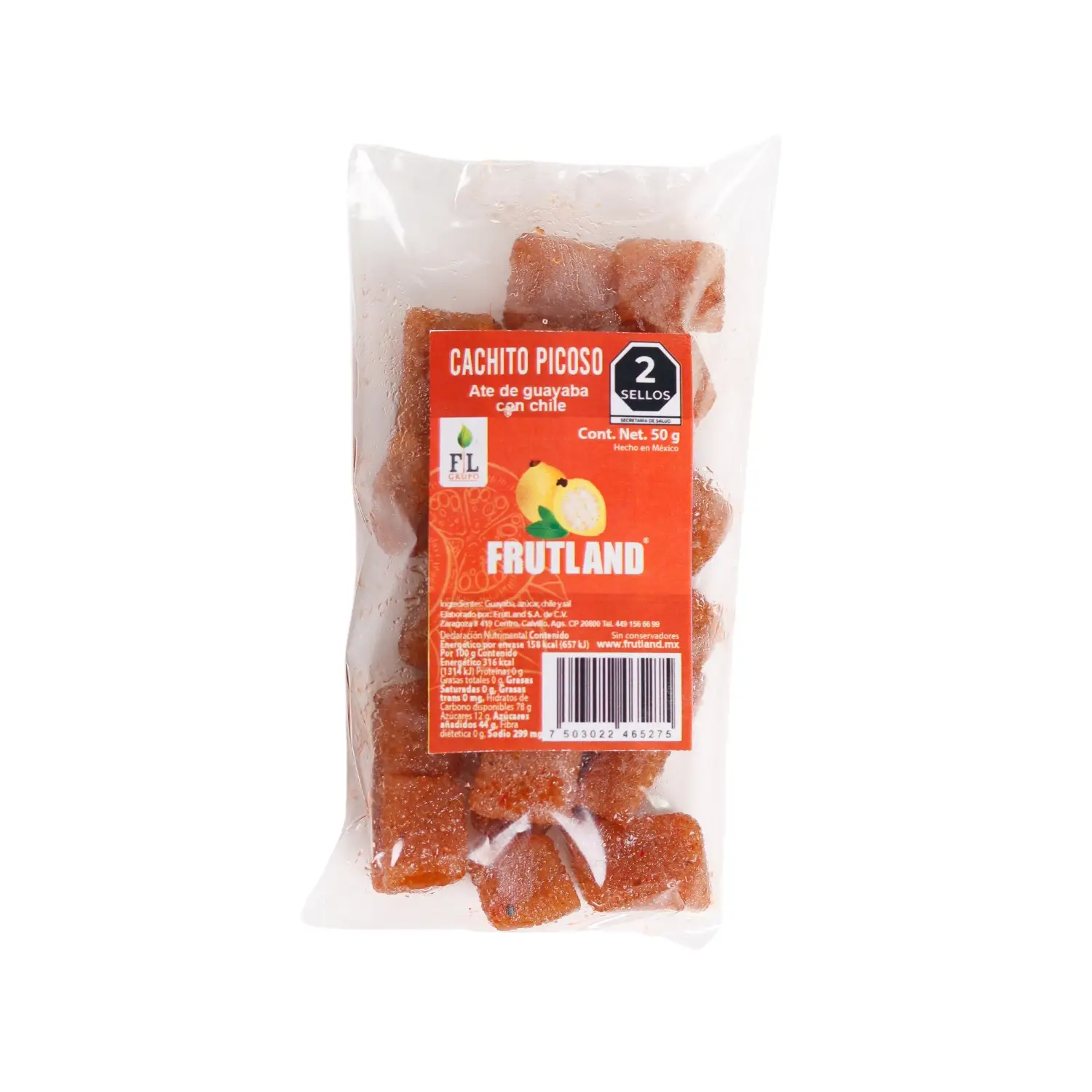 Cachitos de Ate de Guayaba con Confitado Picosito - 12 Piezas (50g c/u ...